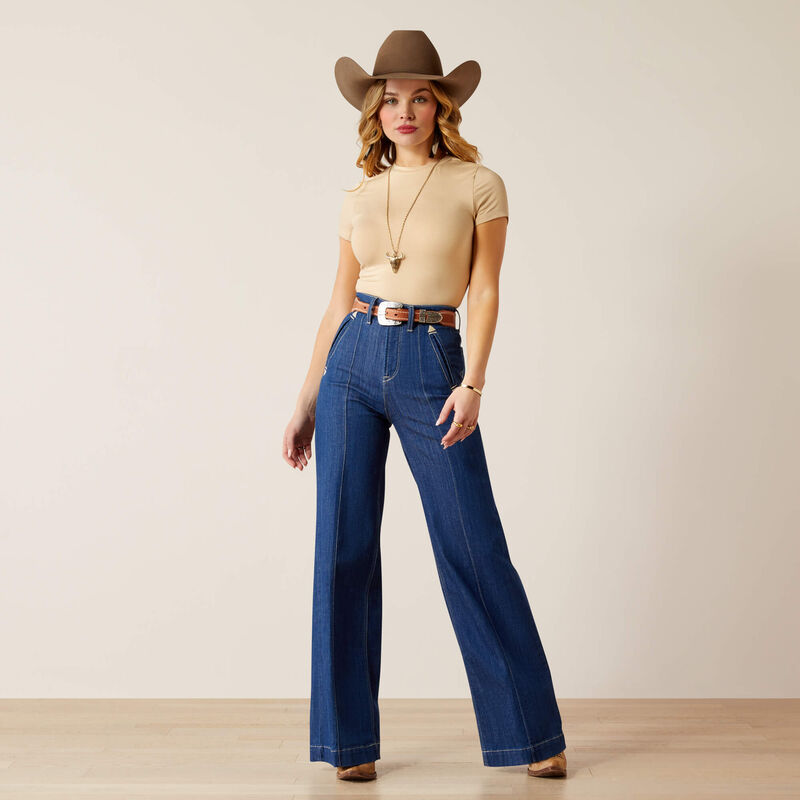 Ariat Women’s Ultra High Rise Bria Wide Leg Jeans – Branded Country Wear