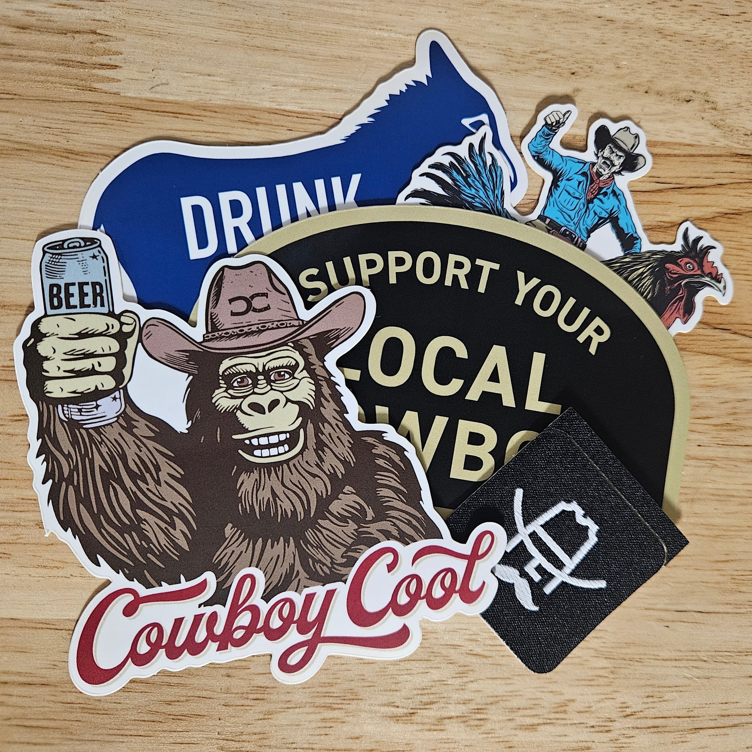 Cowboy Cool Stickers (Multiple Varieties) – Branded Country Wear
