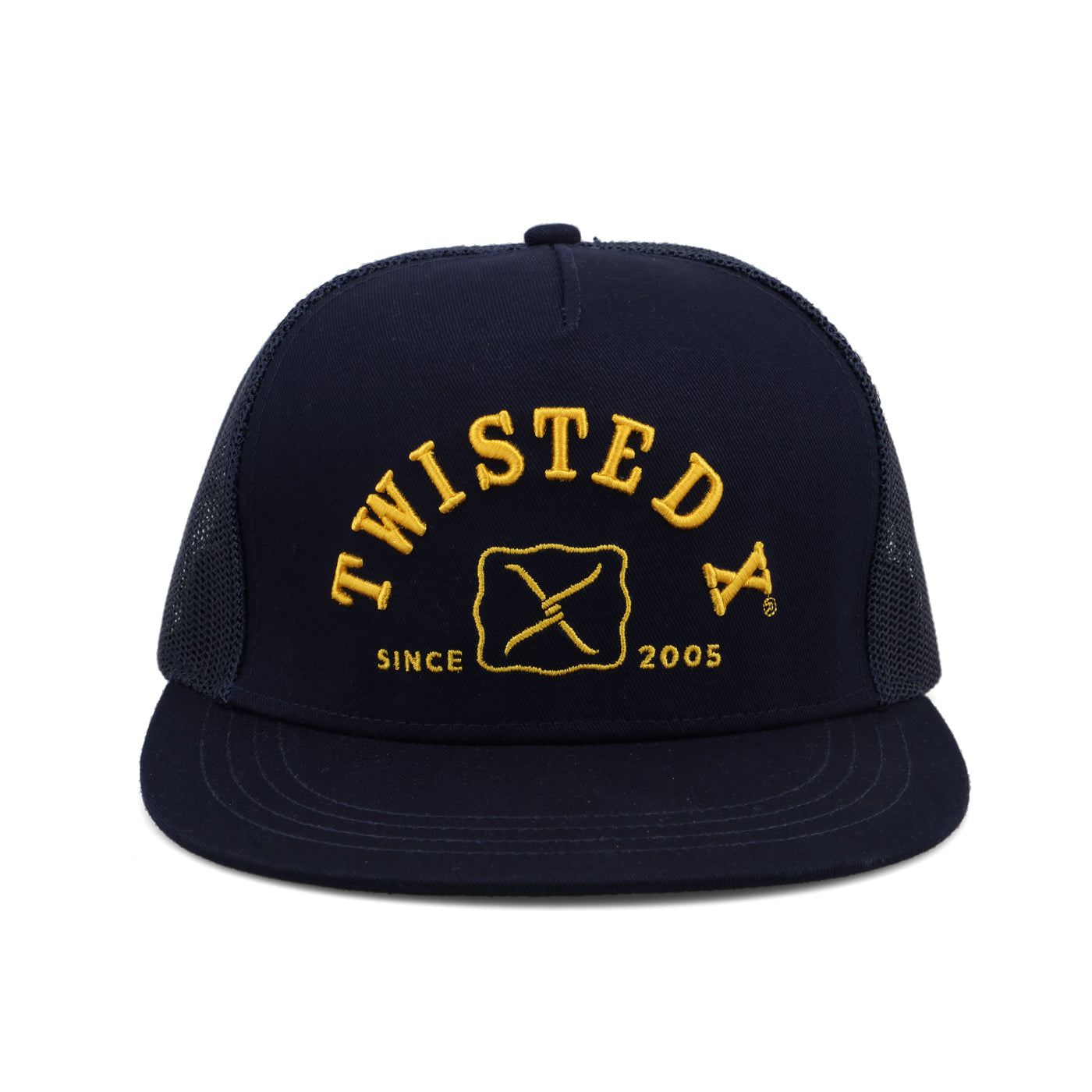Twisted X Classic Trucker Cap in Navy & Yellow – Branded Country Wear
