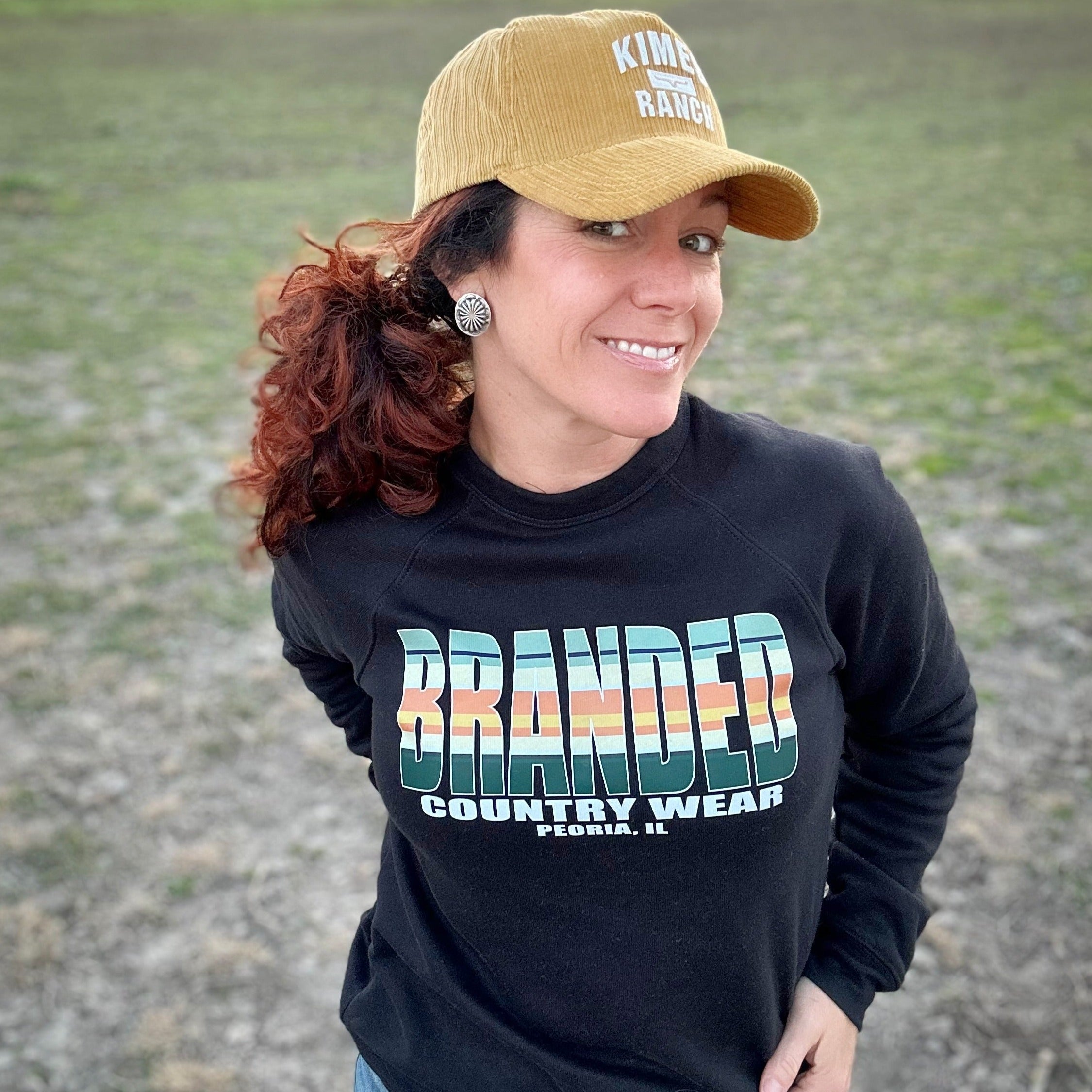BRANDED Serape Logo Crew Neck Sweatshirt – Branded Country Wear